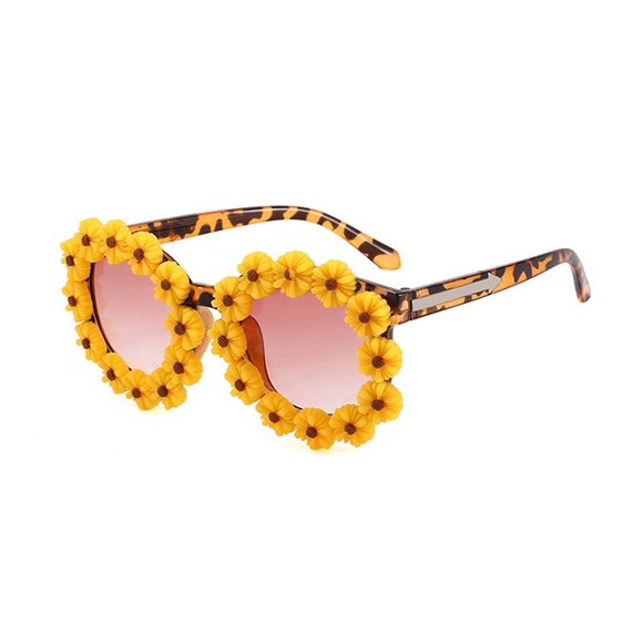 Accessories | Little Girls Summer Sunglasses Sweet Style Sunflowers ...